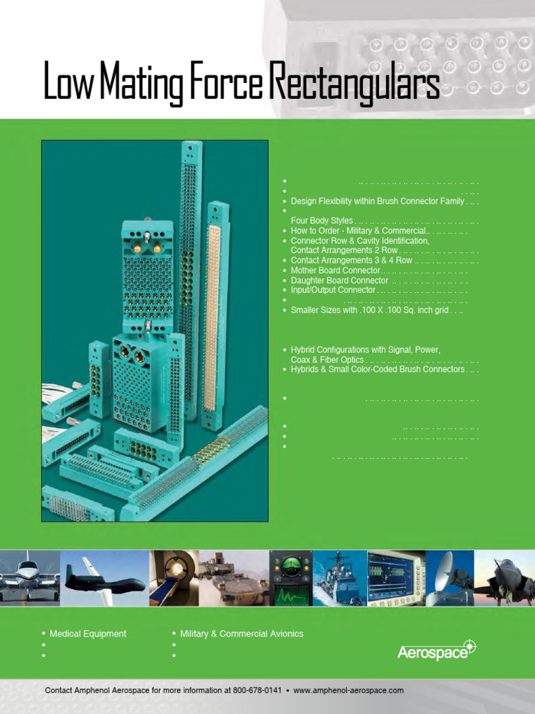 Low Mating Force Catalog Section | PDF | Electrical Connector | Printed ...