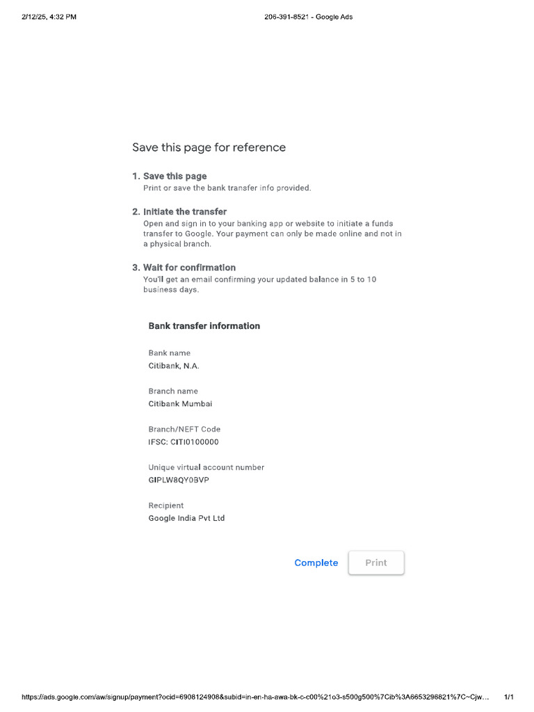 206-391-8521 - Google Ads | PDF