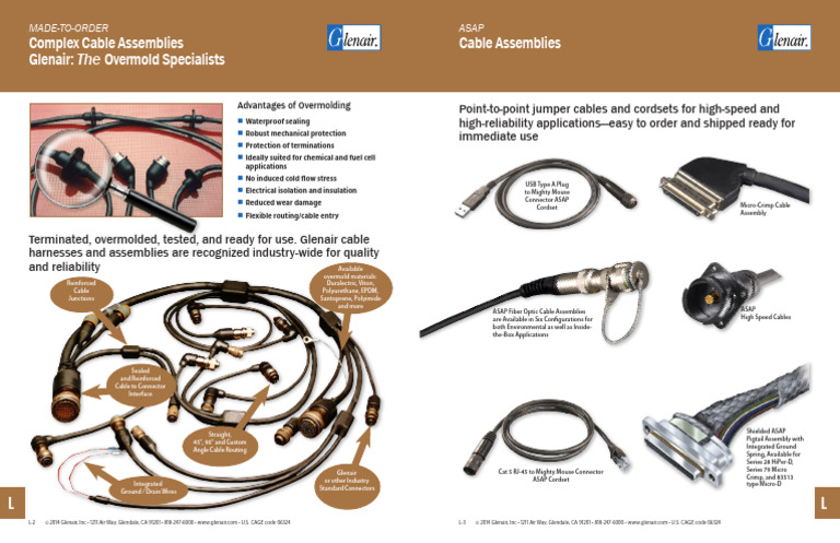 Complex Cable Assemblies | PDF | Electrical Connector | Electricity