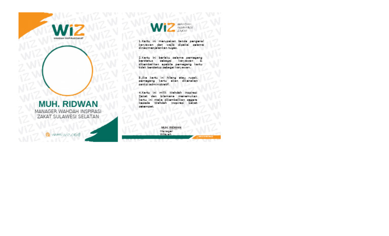Format Id Card Wiz | PDF