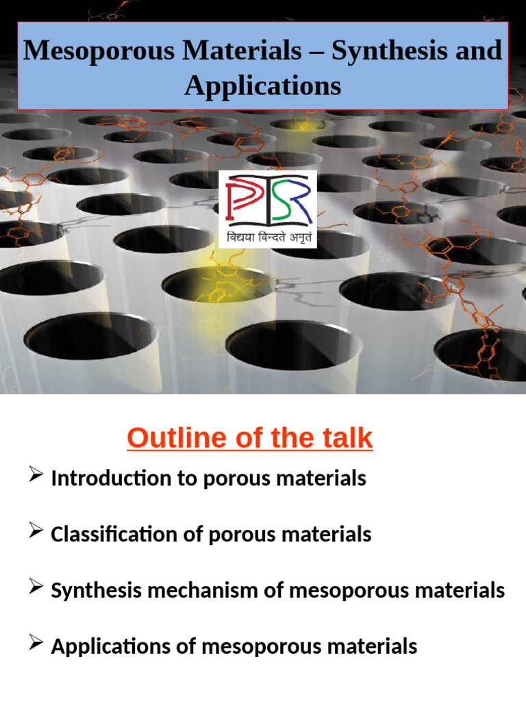 Mesoporous Materials | PDF