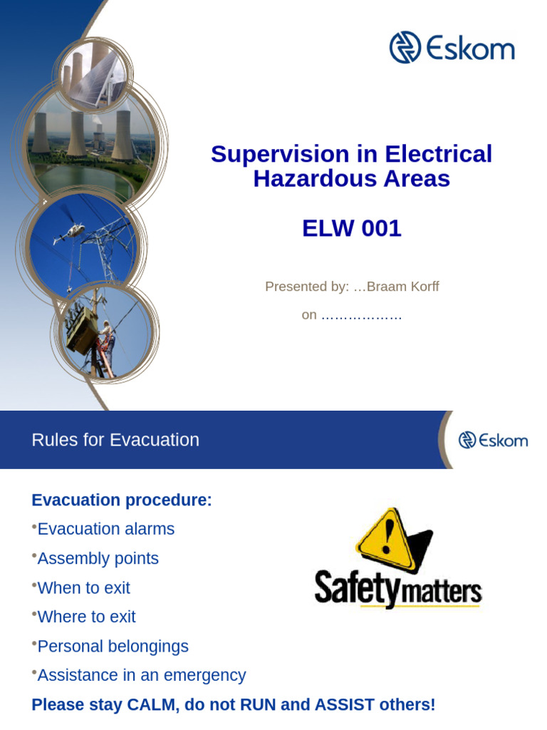 ELW 001 - Supervision Presentation Rev 1 | PDF | Occupational Safety And Health | Safety