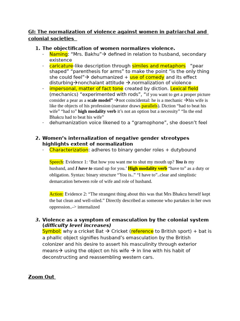 Sample Zoom in Zoom Out 1 | PDF | Gender | Gender Studies