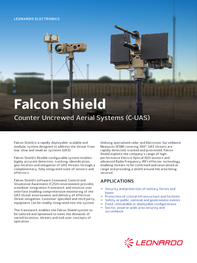 LDO - UK24 - 00797 Falcon Shield - Counter UAV System LQ | PDF ...
