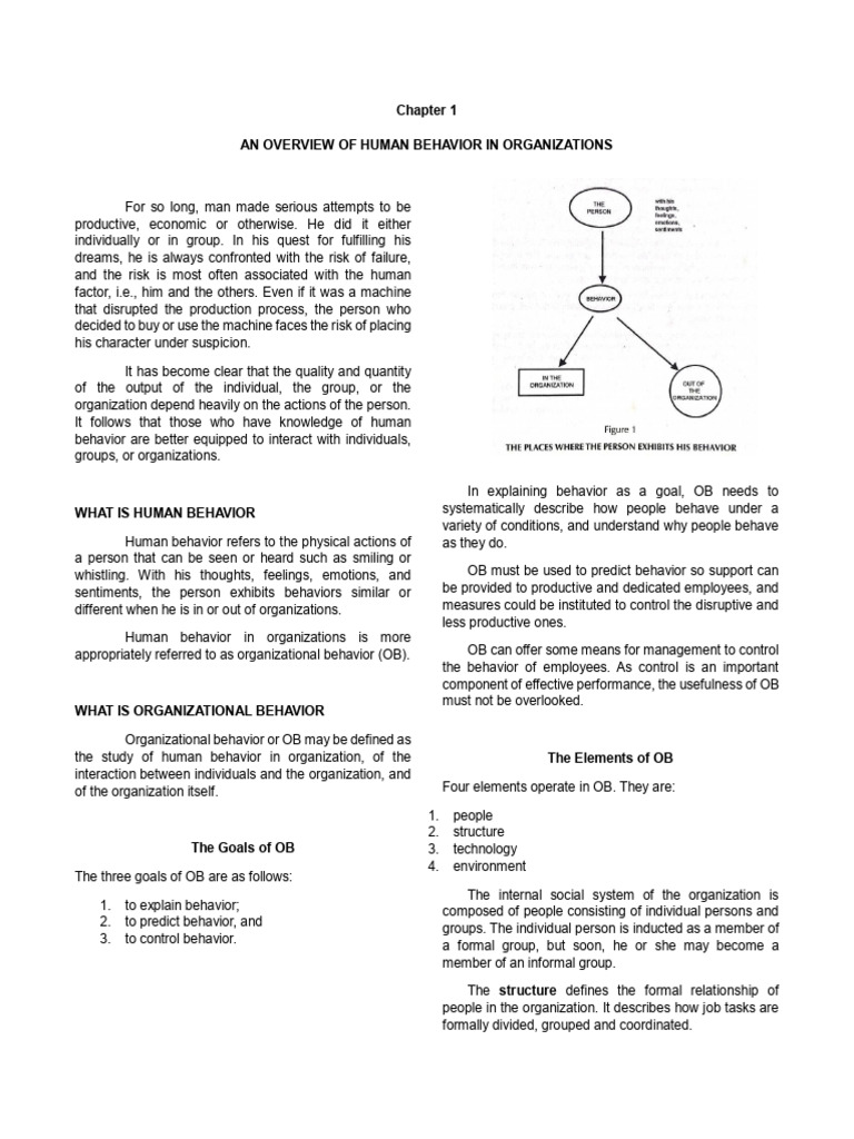 Organizational Behavior | PDF | Humanistic Psychology | Psychology