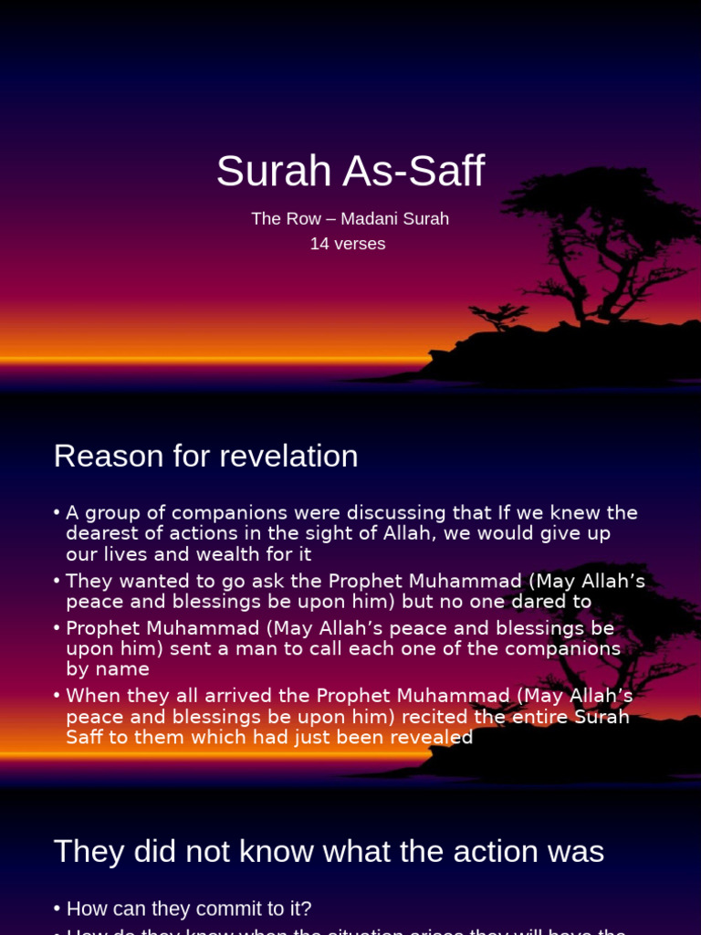 Surah As Saff | PDF