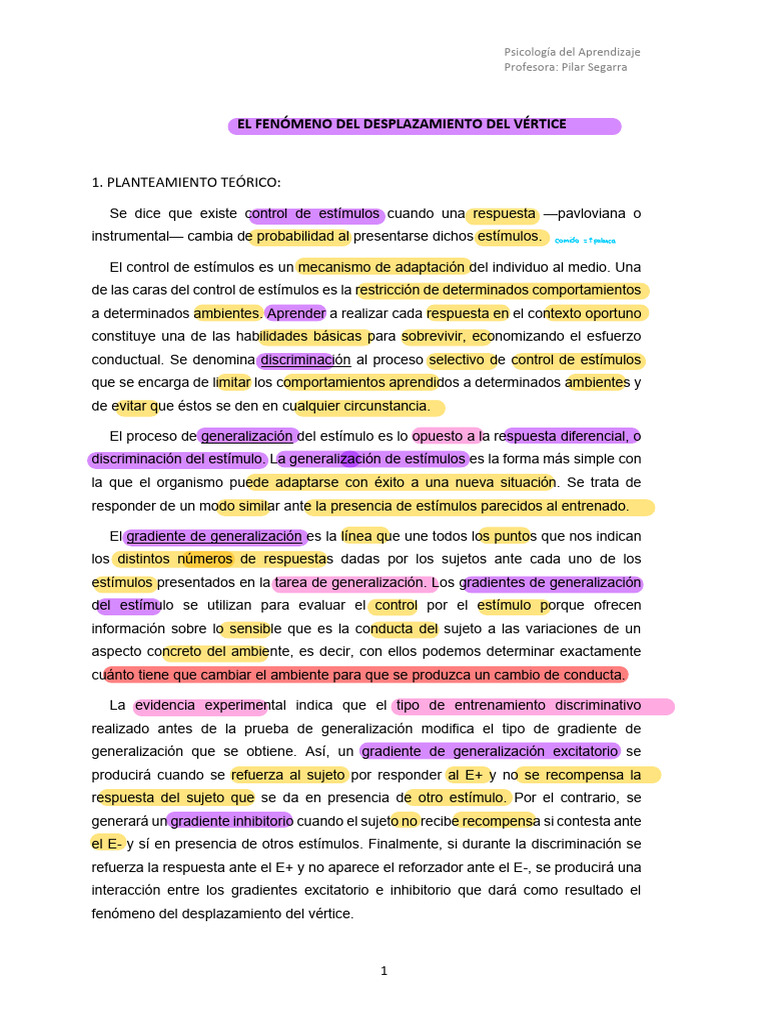 Pr8 - Desplazamiento Vértice - 22 - 23 | PDF | Comportamiento | Ciencia cognitiva