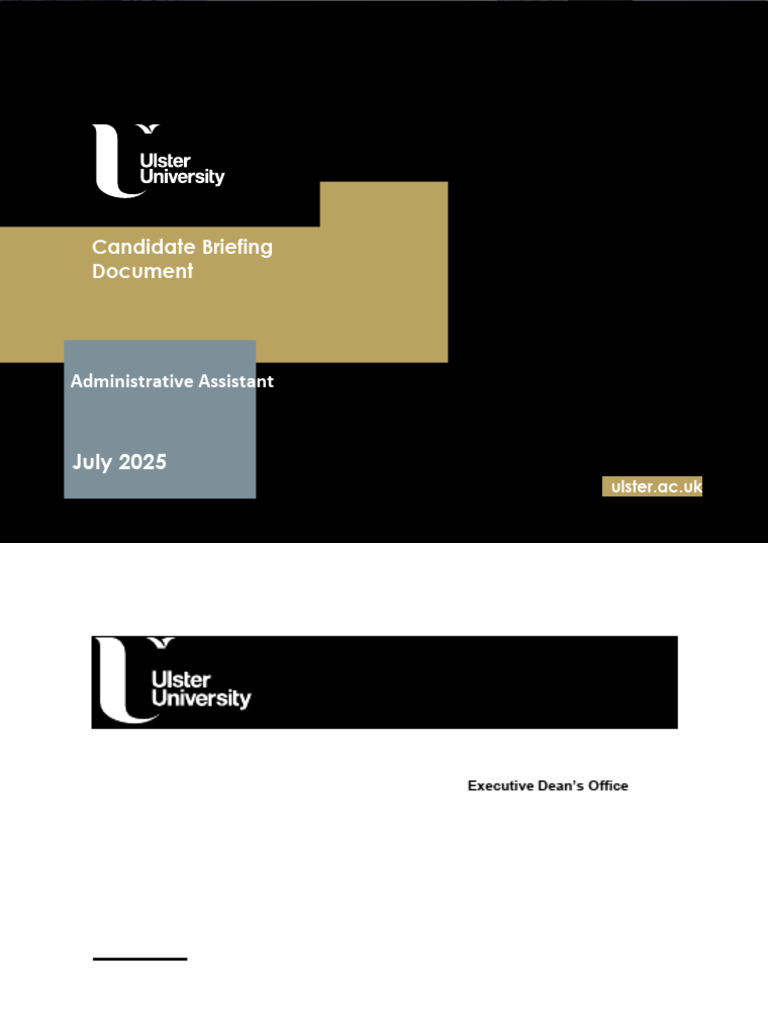 July 2025: Candidate Briefing Document | PDF | Occupational Safety And ...