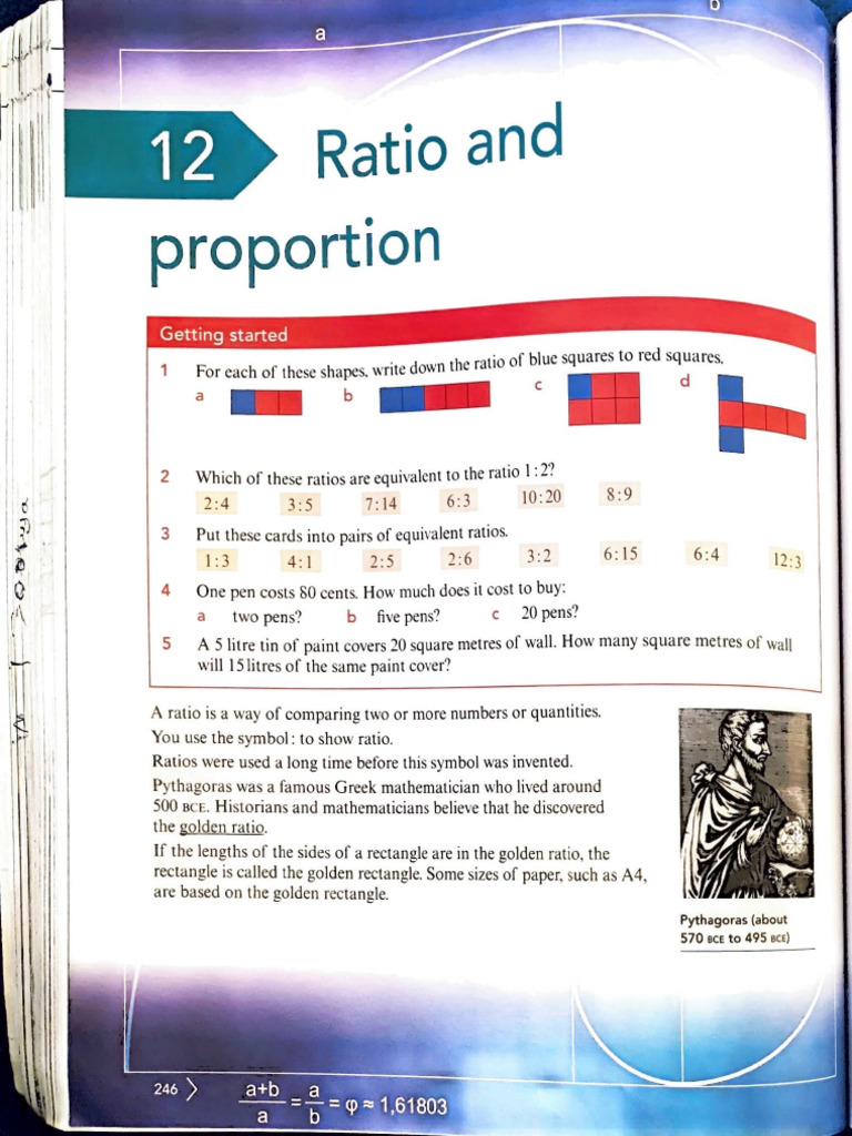 Maths-Chapter 12-Ratio & Proportion | PDF