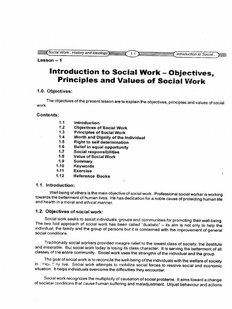 M.A Social Work P-I Dsw01 | PDF | Value (Ethics) | Social Work