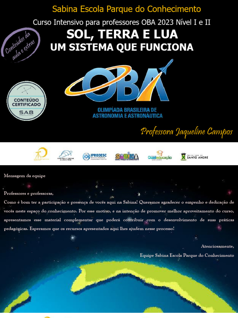 Aula_Sistema_Sol_Terra_Lua | PDF | Terra | Eclipse