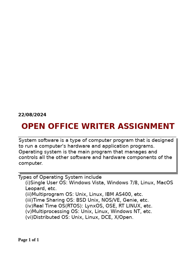 Practical Assignment 1 | PDF