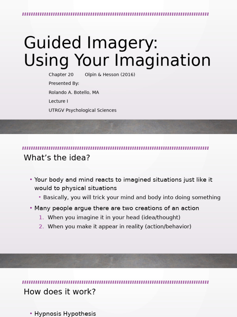 20 Guided Imagery | PDF