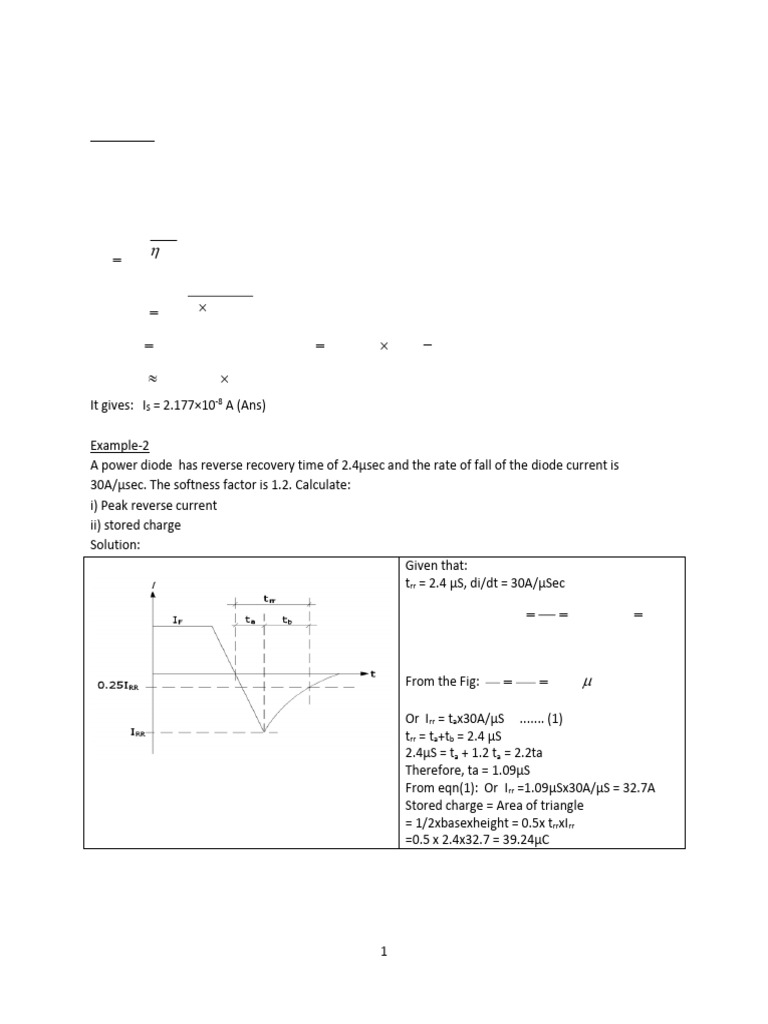 Power Elex Solved Example Corrected | PDF | Rectifier | Power Inverter