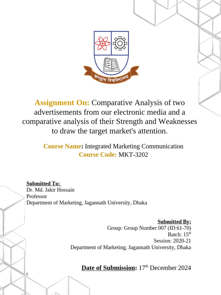 IMC Assignment Print version | PDF | Brand | Advertising