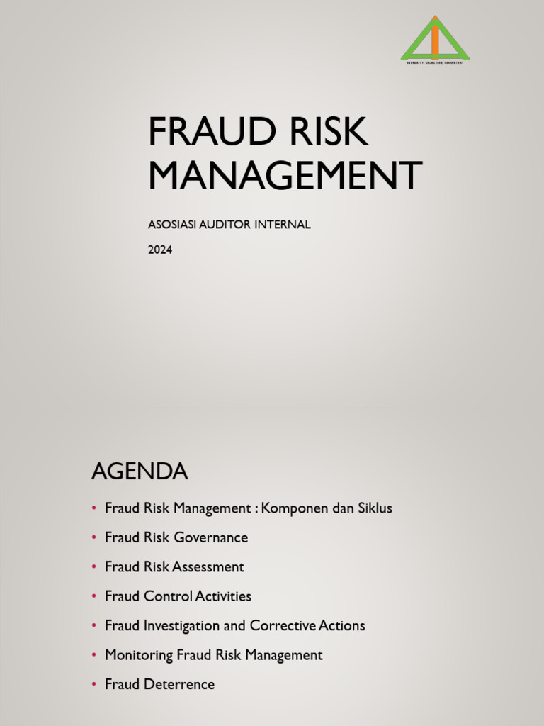 Fraud Risk Management 30 Juni 2025 | PDF