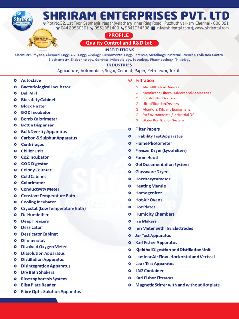 Product Profile Shriram | PDF | Physical Sciences