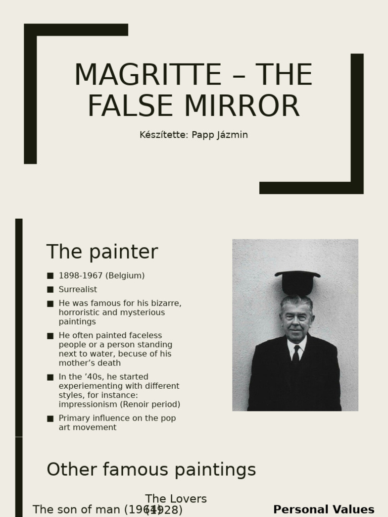 Magritte - The False Mirror | PDF