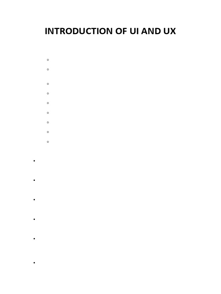 UI/UX Design Principles and Processes | PDF | Usability | Software ...