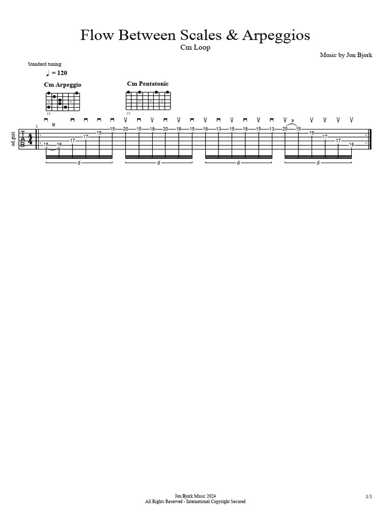 Flow Between Scales & Arpeggios | PDF