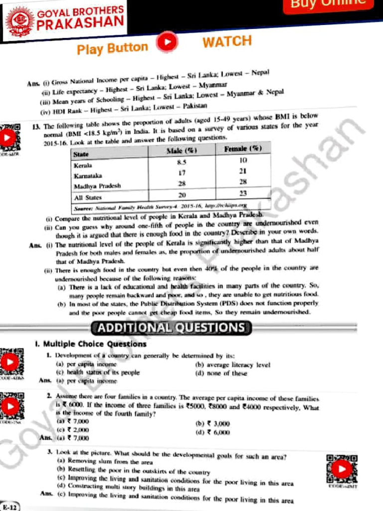 Development Class 10 Economics | PDF