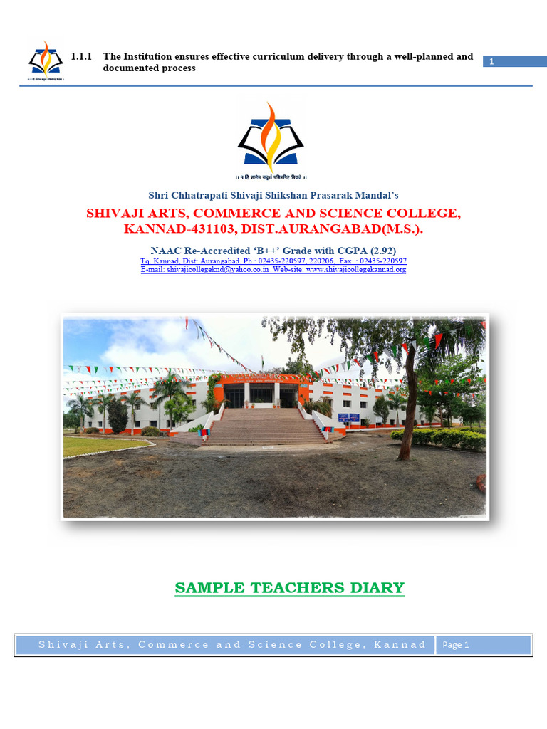 NAAC Re-Accredited B++' Grade | PDF
