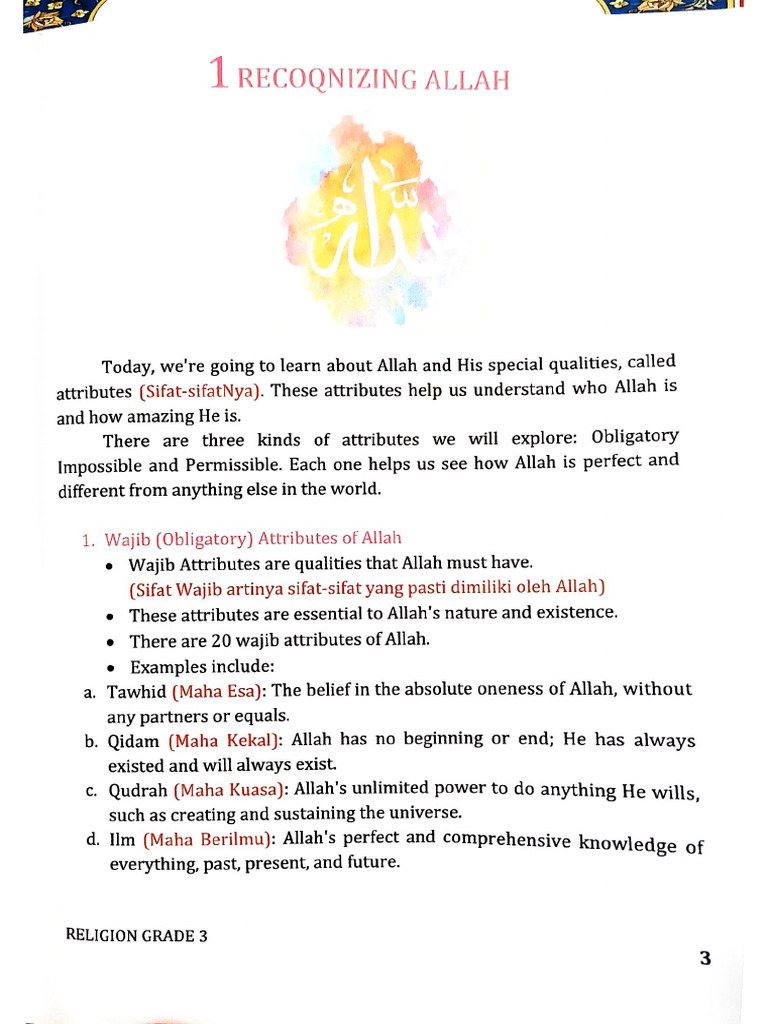 G3 Religion Unit 1&2 | PDF