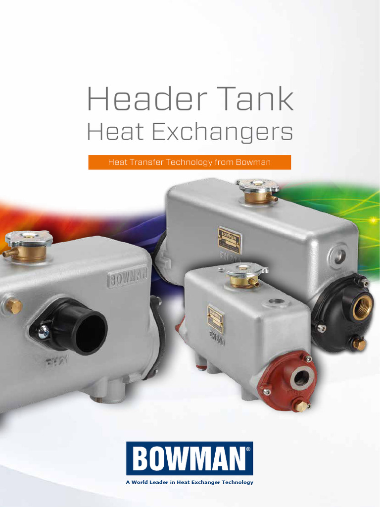 Header Tank Brochure - Version C | PDF | Heat Exchanger | Water