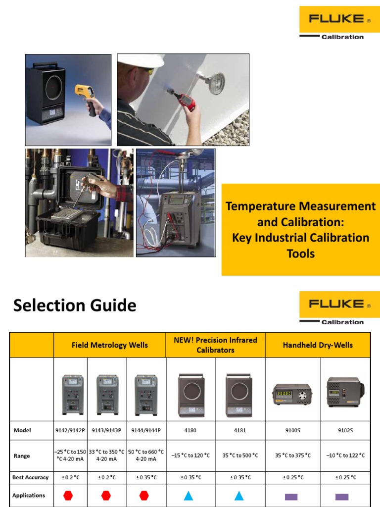 Fluke Calibration Temperature Measurement Calibration | PDF | Celsius ...