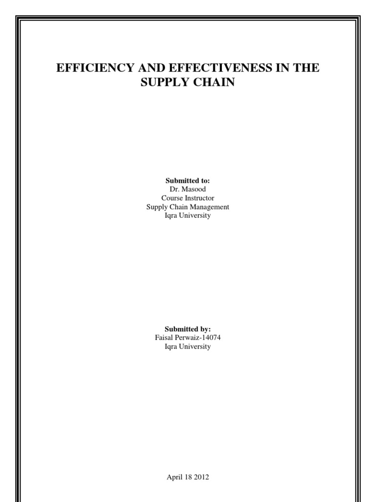 SCM Report | PDF | Supply Chain Management | Procurement