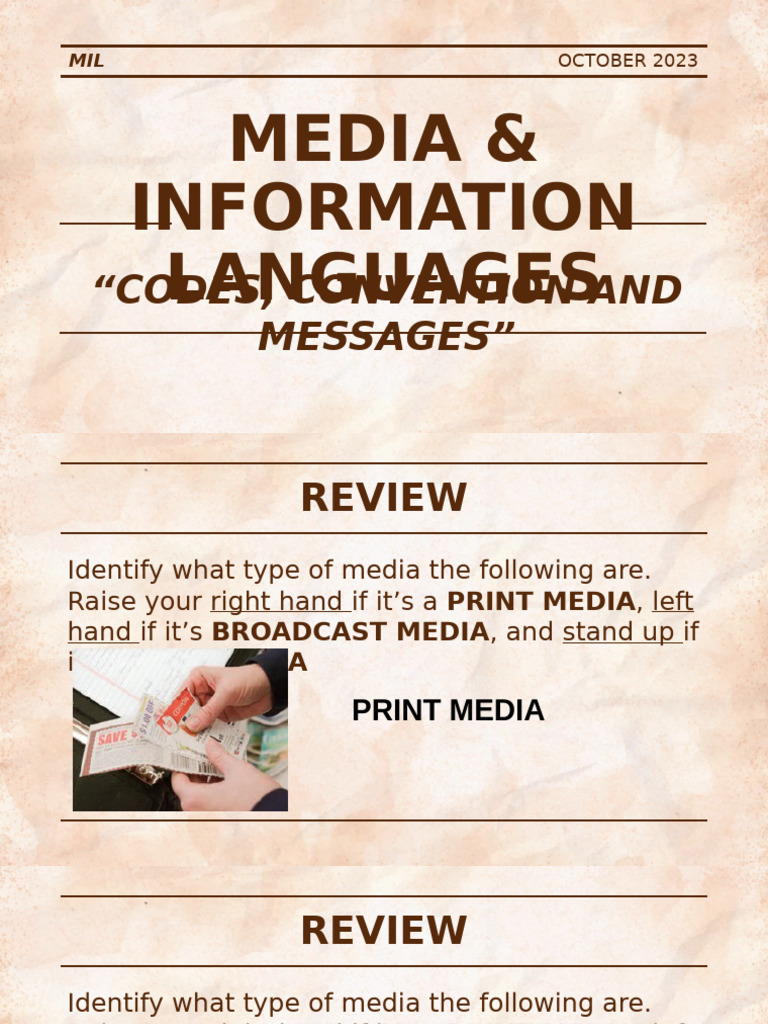 Media Types and Communication Codes | PDF | Information | Genre