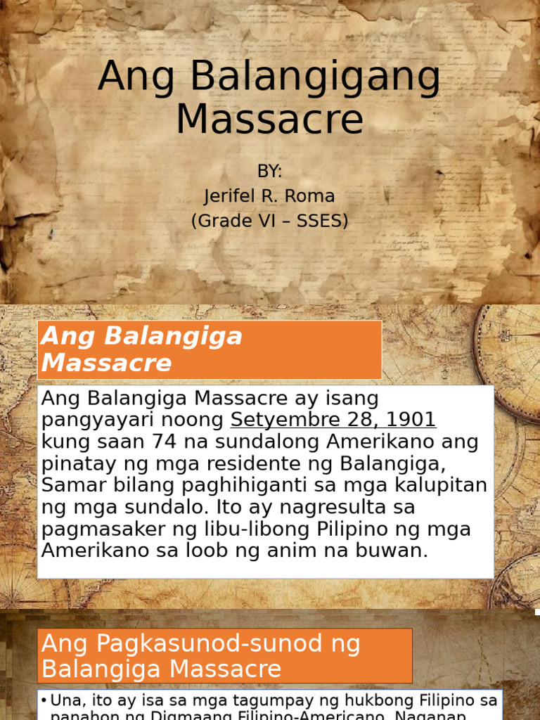Ang Balangiga Massacre | PDF
