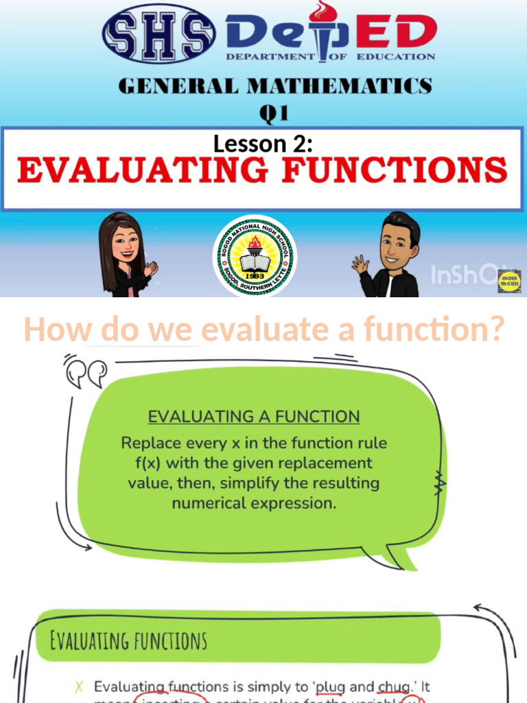 Gen Math Q1 Lesson 2 Students | PDF