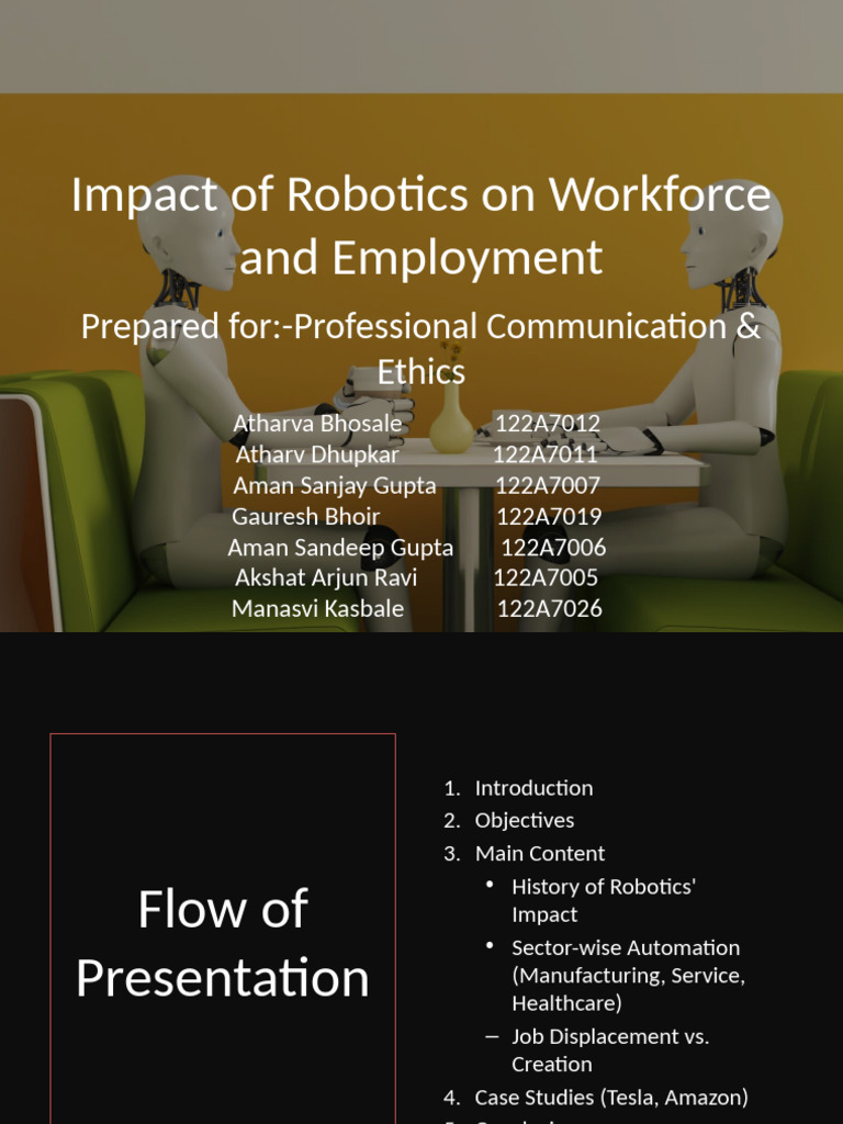 Robotics' Impact on Workforce Dynamics | PDF | Automation | Robotics