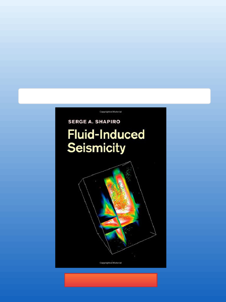 Fluid Induced Seismicity 1st Edition Serge A. Shapiro 2025 Easy ...