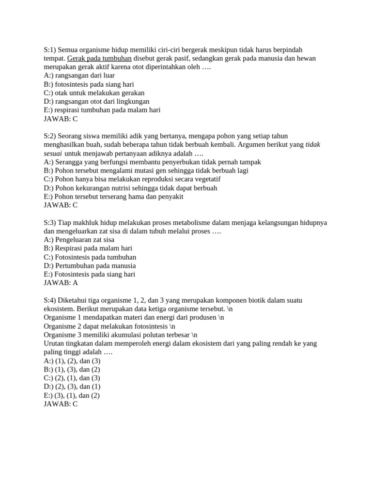 Soal IPAS X | PDF