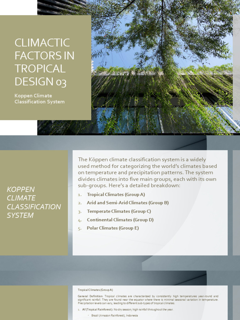 Climactic Factors in Tropical Design 03 | PDF | Temperate Climate ...