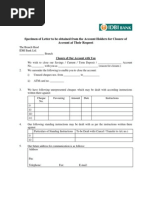 Axis Bank Account Closure Form | PDF | Banking Technology | Banking
