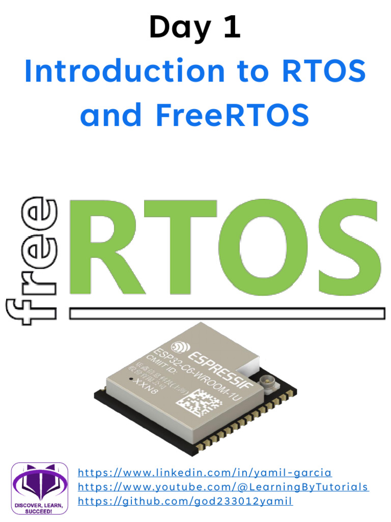 Day 1 - Introduction To RTOS and FreeRTOS | PDF | Computer Engineering | Computing