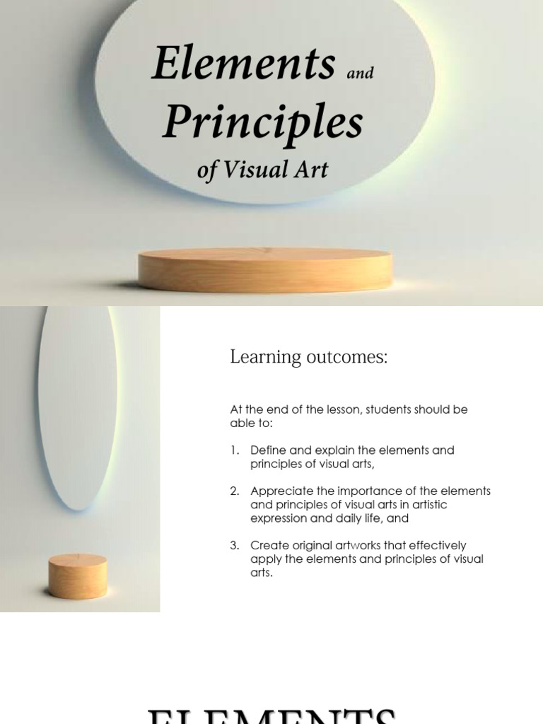 Unity in Visual Arts Principles | PDF | The Arts | Vision
