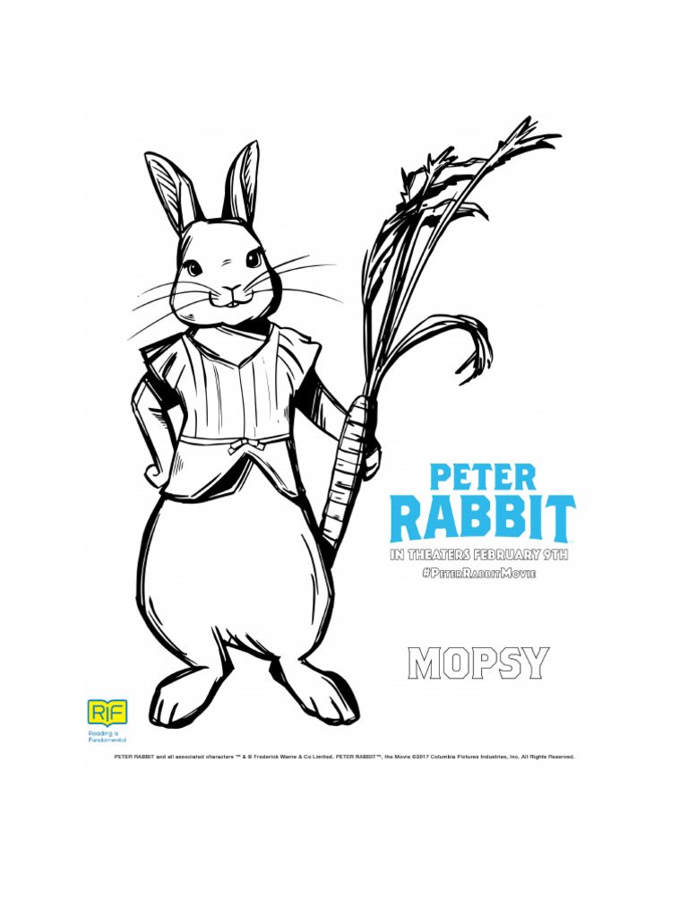 Peter Rabbit Coloring Sheets | PDF