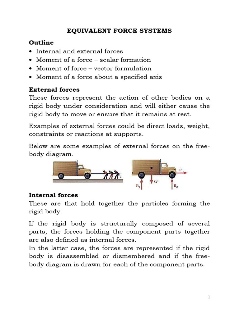 Understanding Moment of Forces | PDF | Torque | Euclidean Vector