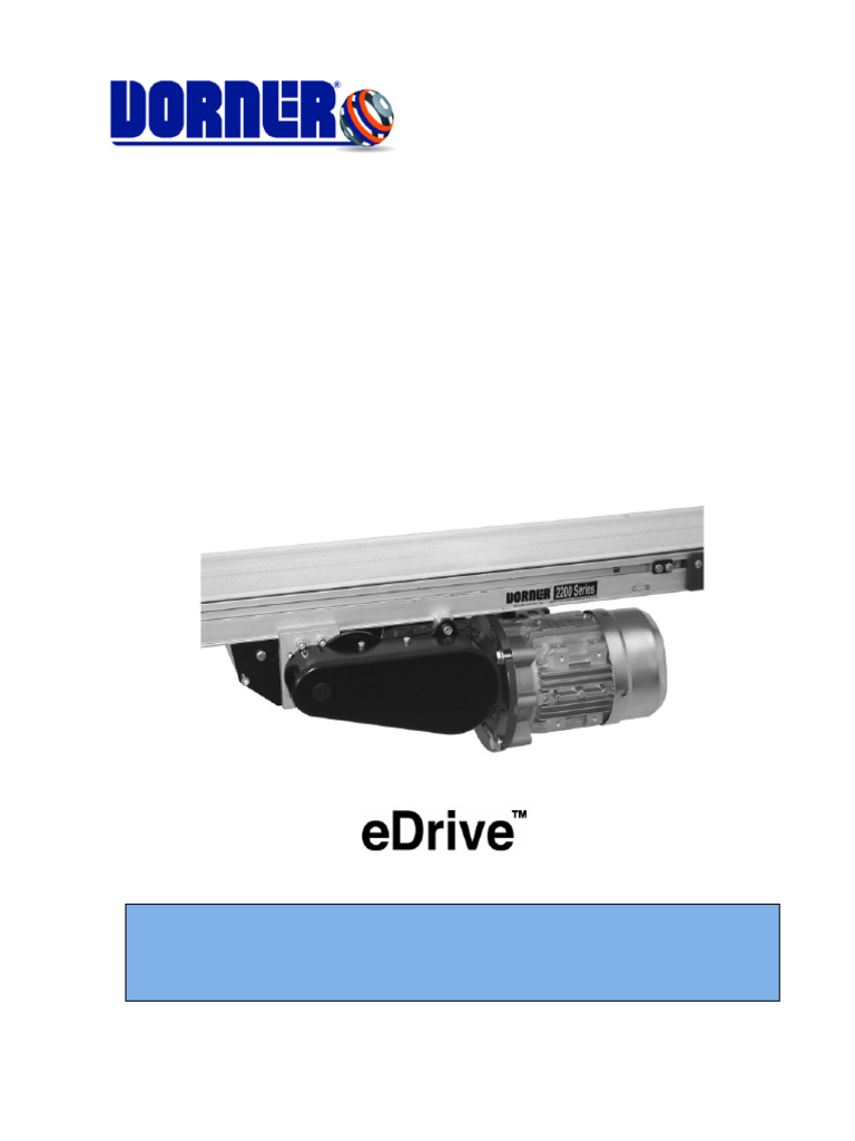 Dorner 2200/2300 Gearmotor Manual | PDF | Belt (Mechanical) | Electric ...
