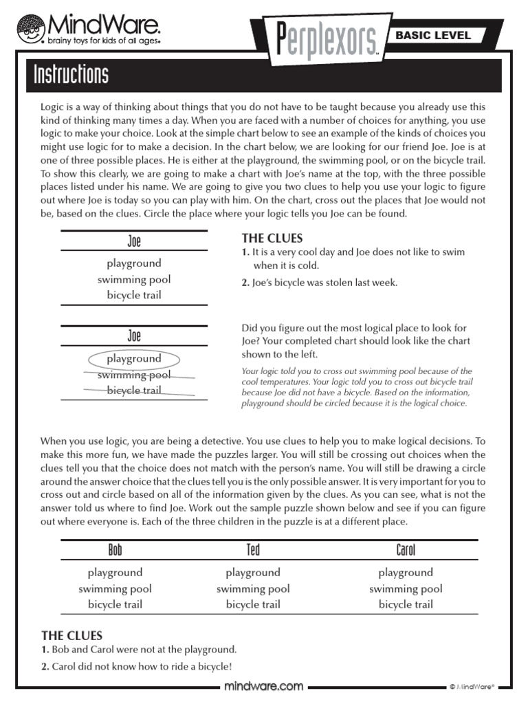 Perplexors Basic 90445 FREE | PDF