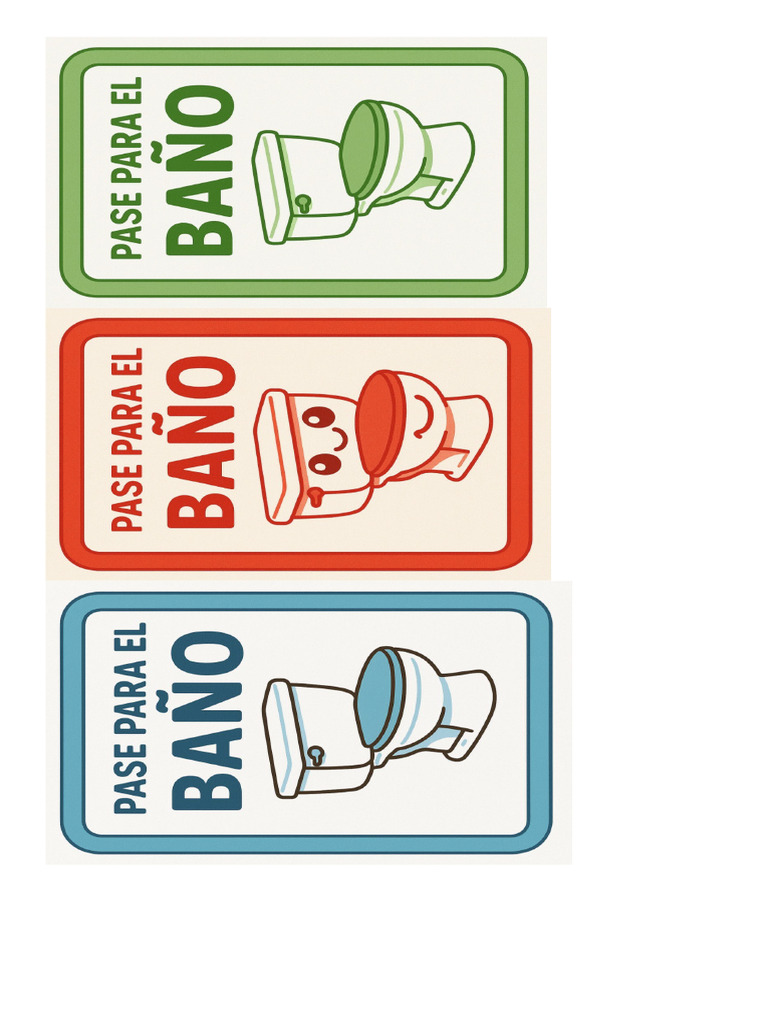 Pase para Baño | PDF