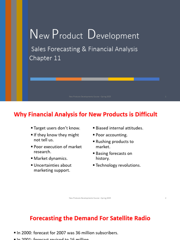 Sales Forecasting for New Products | PDF | Forecasting | New Product ...