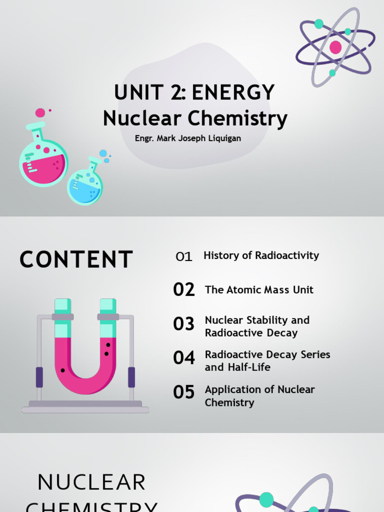 Nuclear Chemistry and Radioactive Decay | PDF | Radioactive Decay ...