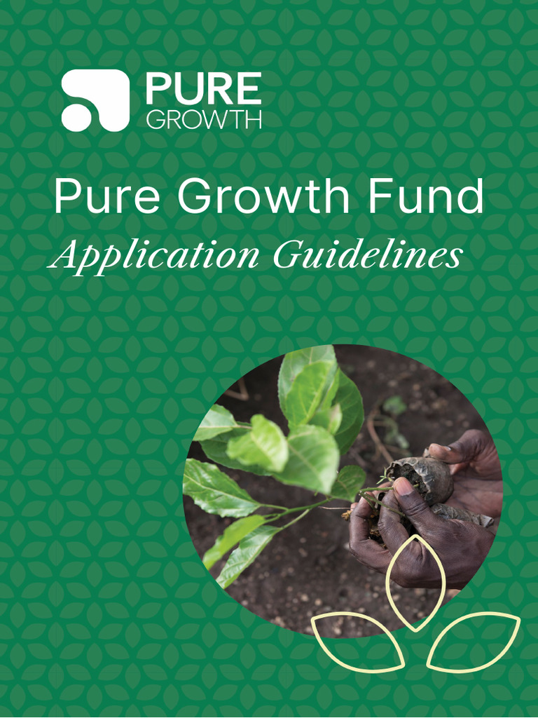 PURE Growth Fund Application Guidelines 1 | PDF | Agriculture ...