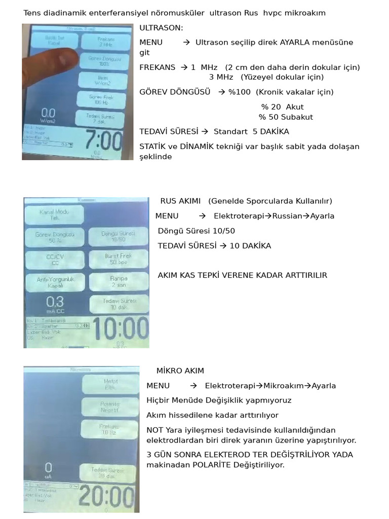 ELEKTROTERAPİ | PDF