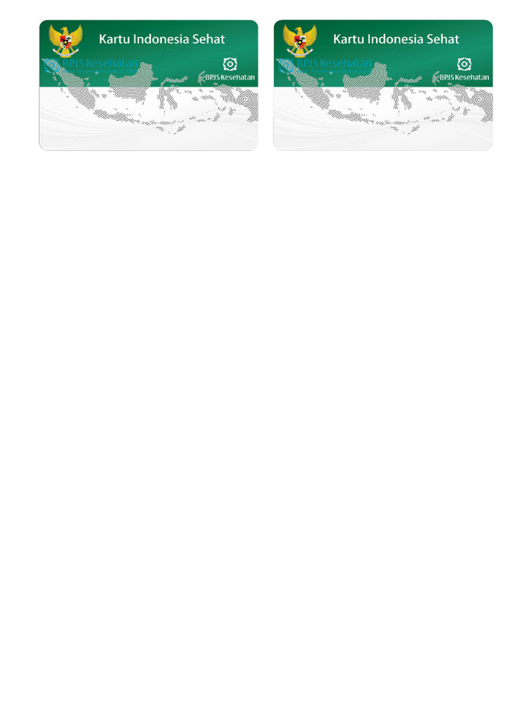 Template Kartu Kis | PDF